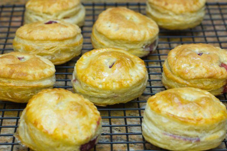 Mini Fruit Puff Pastry with Lemon Glaze • Just One Cookbook