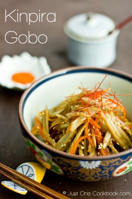Kinpira Gobo (Braised Burdock Root) (Video) きんぴらごぼう • Just One Cookbook
