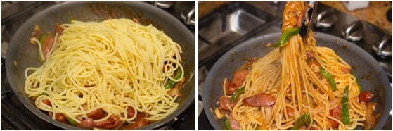 Ketchup Spaghetti スパゲッティーナポリタン • Just One Cookbook