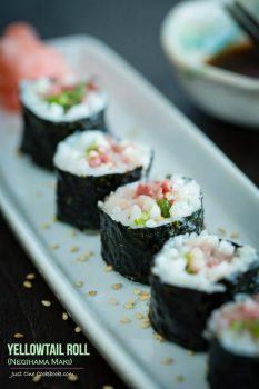 Yellowtail Roll (Negihama Maki) ネギハマ巻き • Just One Cookbook