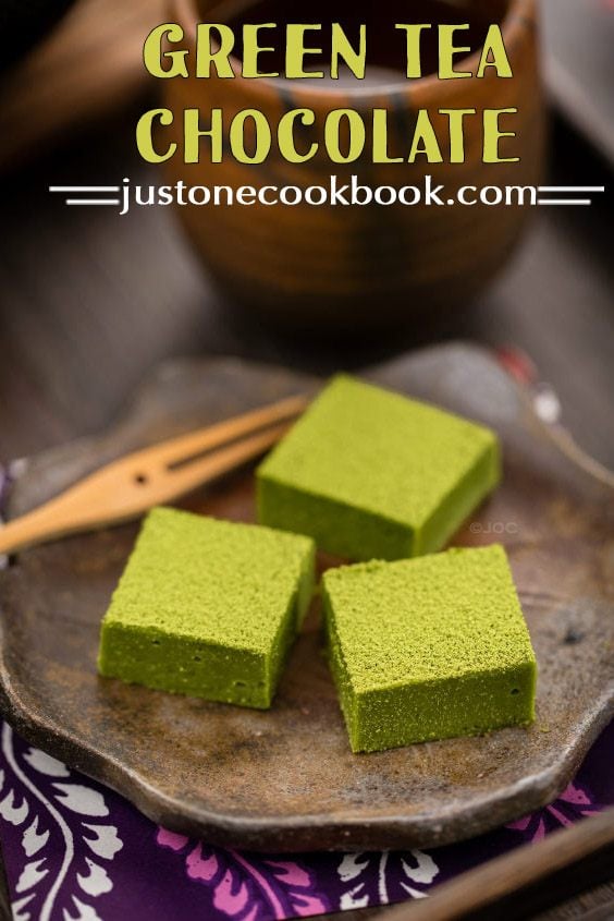 Matcha Chocolate 抹茶生チョコレート • Just One Cookbook