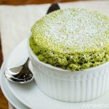 Green Tea Souffle 抹茶スフレ • Just One Cookbook