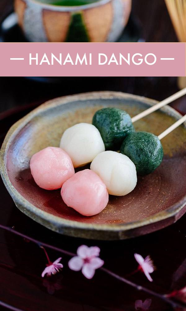 Hanami Dango 三色花見団子 • Just One Cookbook