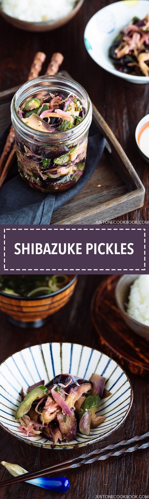 Shibazuke Pickles 柴漬け • Just One Cookbook