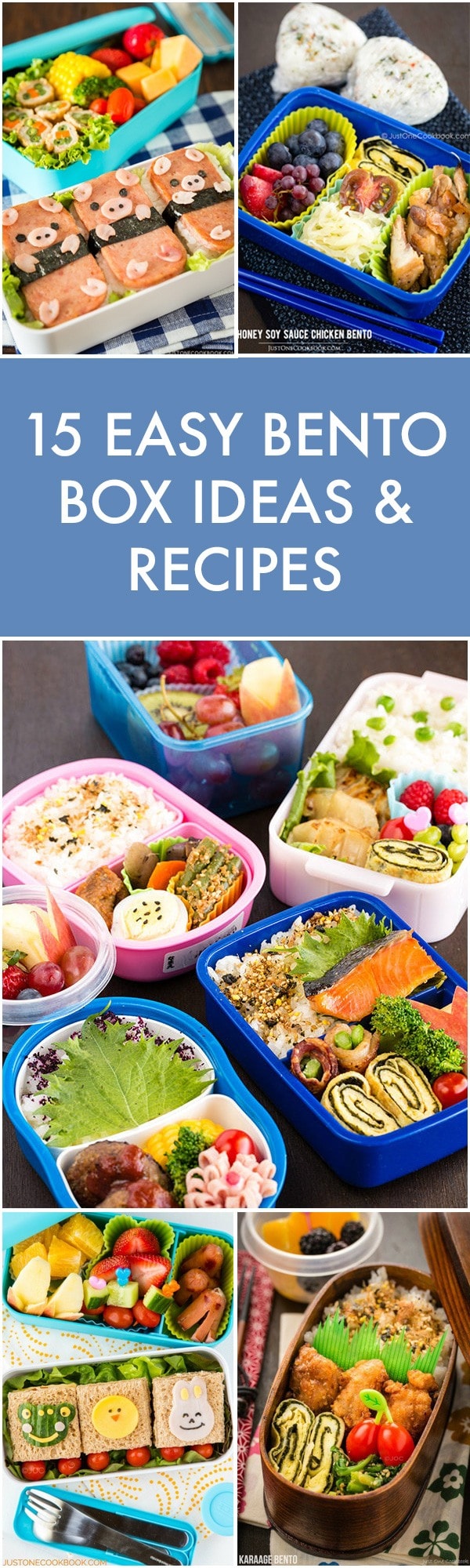 Back to School Easy Bento Box Ideas • Just One Cookbook