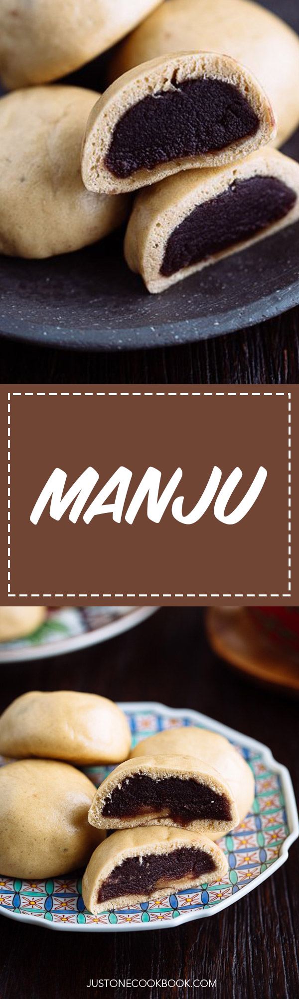 Manju (Japanese Steamed Cake) 利休饅頭 • Just One Cookbook