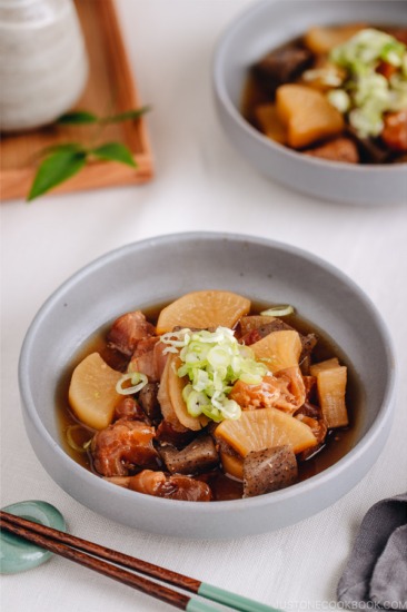 Japanese Beef Tendon Stew (Gyusuji Nikomi) 牛筋煮込み • Just One Cookbook