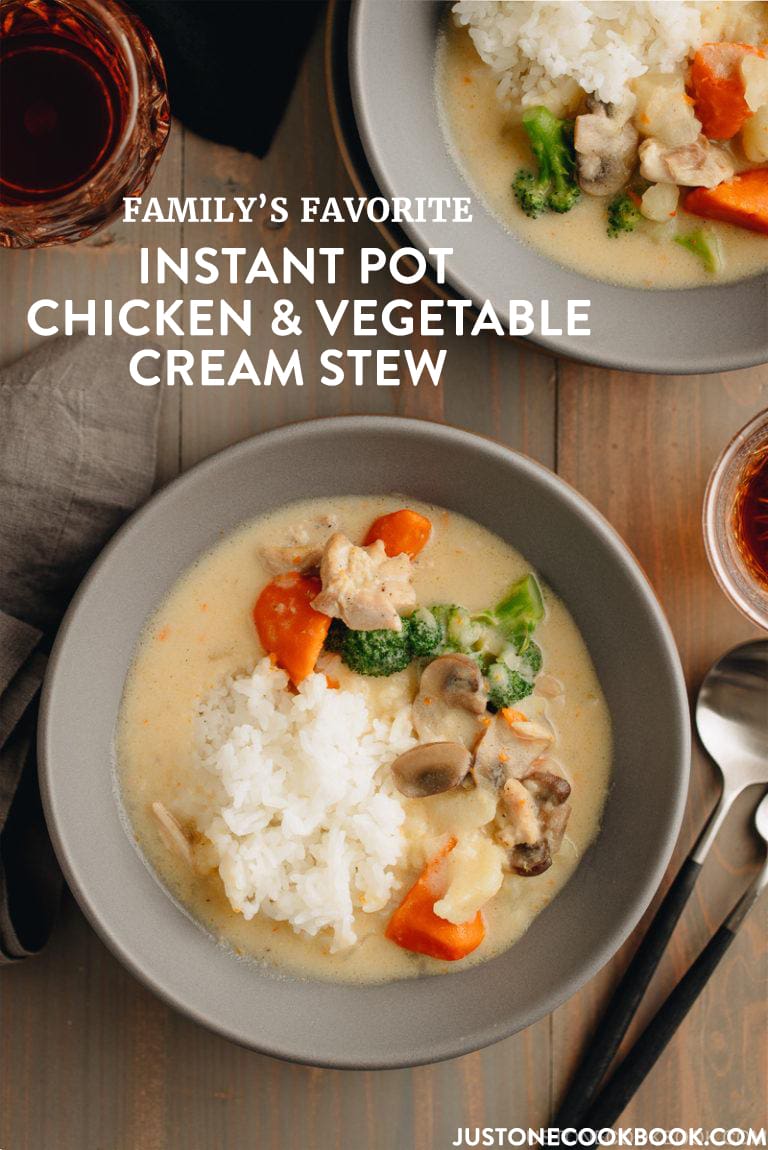 Instant Pot Cream Stew クリームシチュー (圧力鍋) • Just One Cookbook