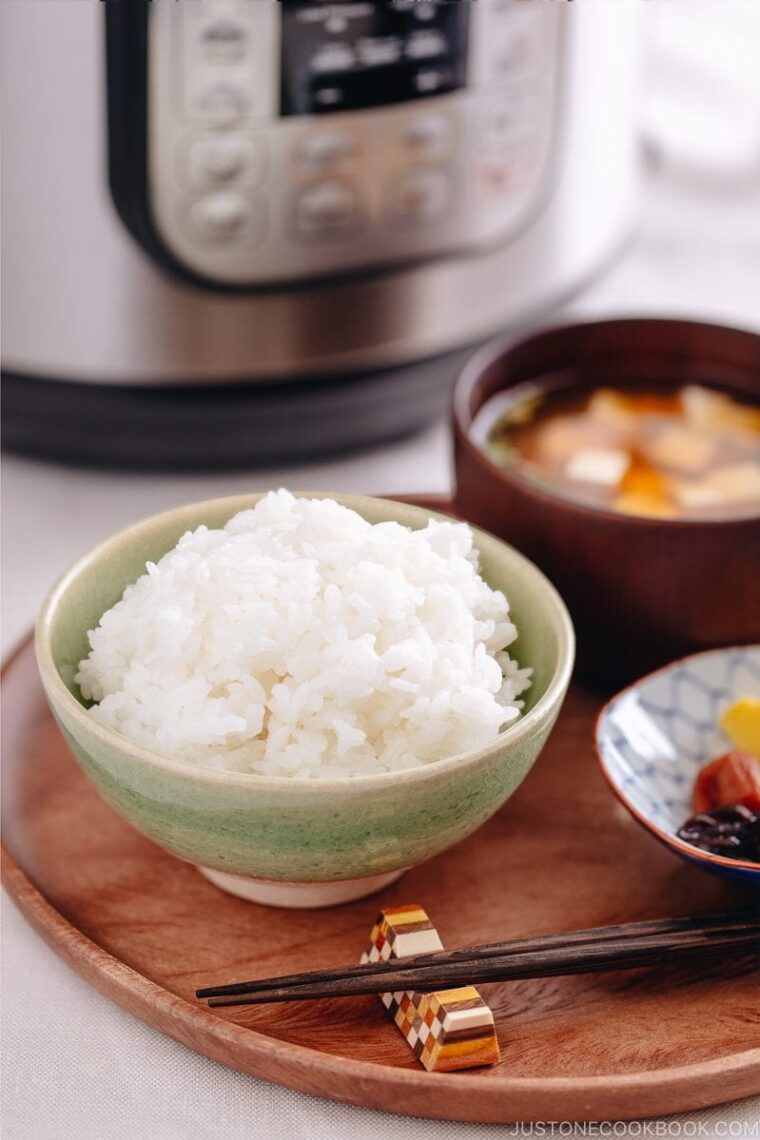 Japanese Sticky Rice with Chicken and Vegetables (Okowa) 五目おこわ • Just ...