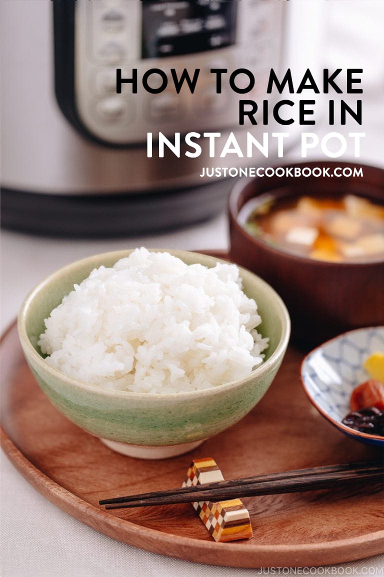 Instant Pot Japanese Rice • Just One Cookbook