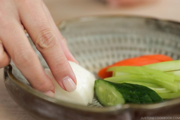 Tsukemono - Shiozuke (Salt Pickling) 塩漬け • Just One Cookbook