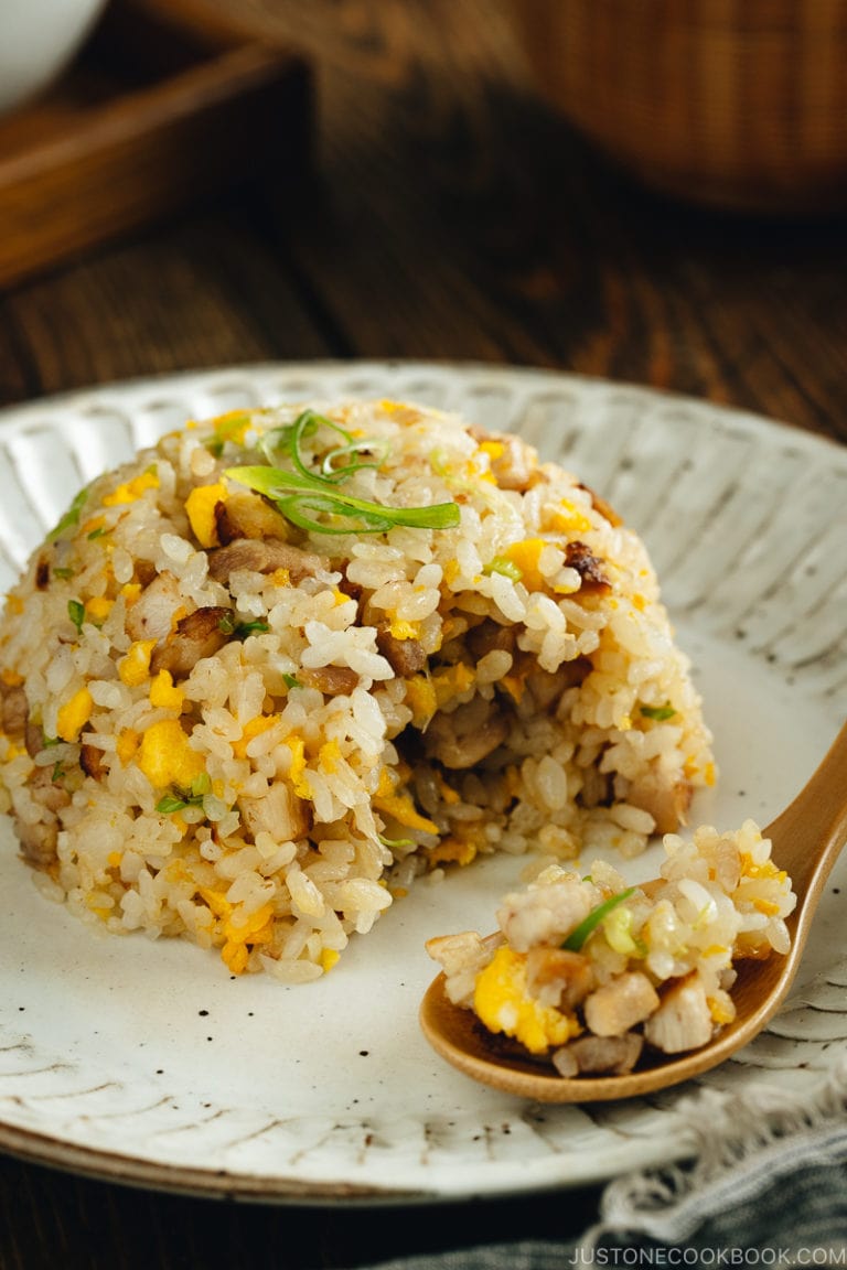 Chashu Fried Rice チャーシューチャーハン • Just One Cookbook