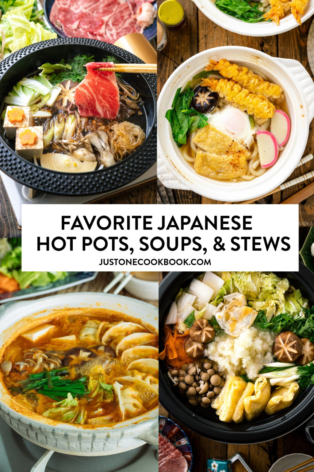 15 Favorite Japanese Hot Pots, Soups & Stews