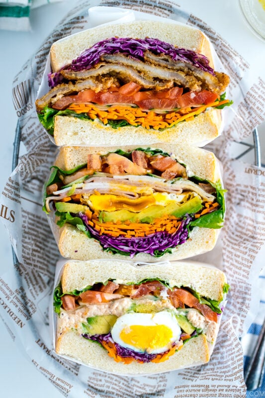 Japanese Sandwich - Mixed Sando ミックスサンド • Just One Cookbook