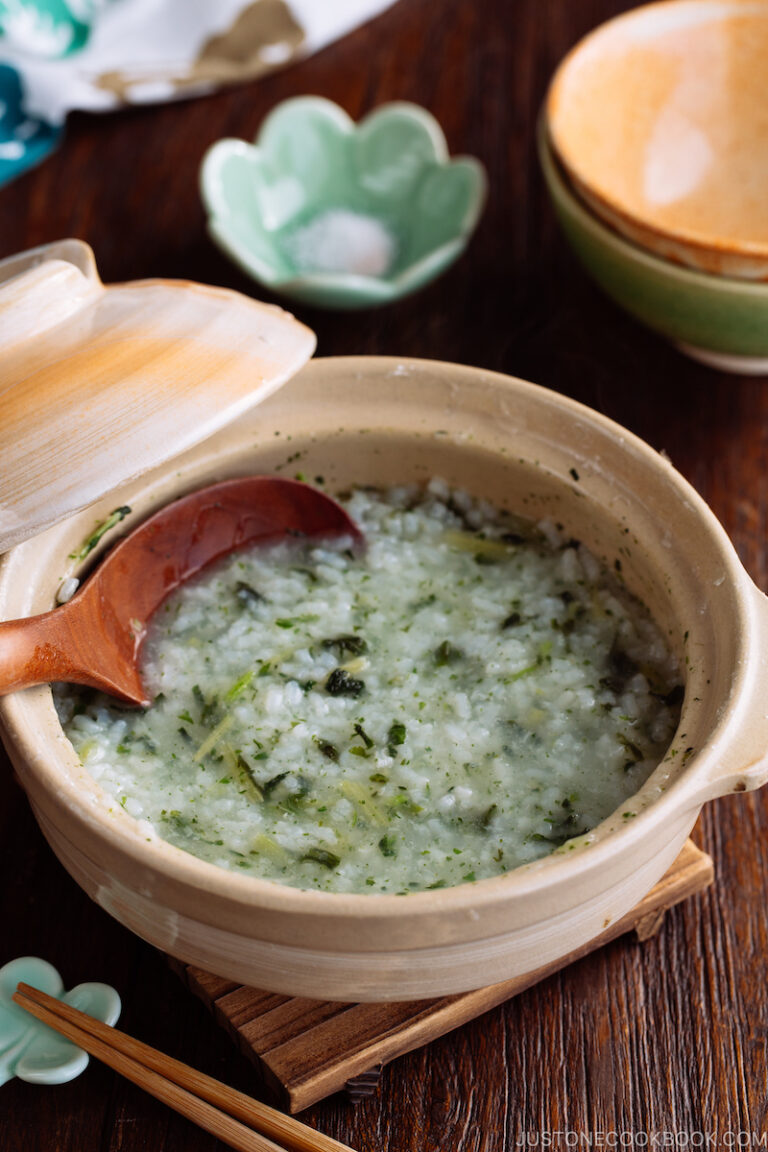 Nanakusa Gayu (Seven Herb Rice Porridge) 七草粥 • Just One Cookbook