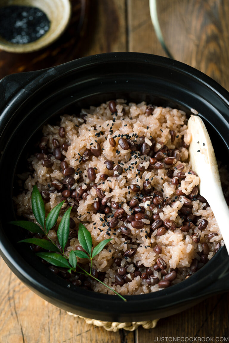 Sekihan (Red Bean Rice) (Video) 赤飯 • Just One Cookbook