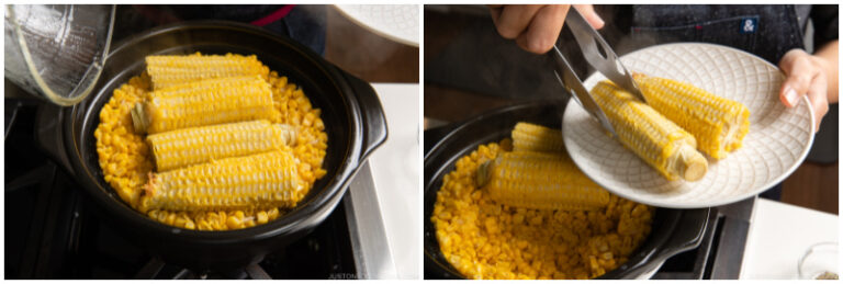 Japanese Corn Rice (Video) バター醤油とうもろこしご飯 • Just One Cookbook