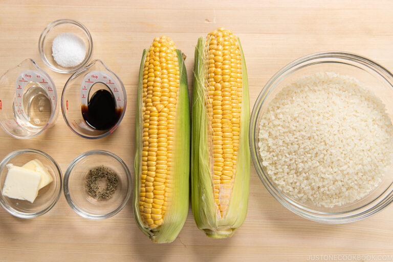 Japanese Corn Rice (Video) バター醤油とうもろこしご飯 • Just One Cookbook
