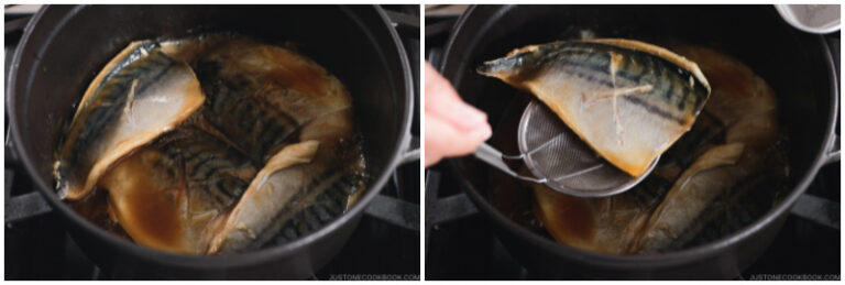 Saba Misoni (Mackerel Simmered in Miso) (Video) 鯖の味噌煮 • Just One Cookbook
