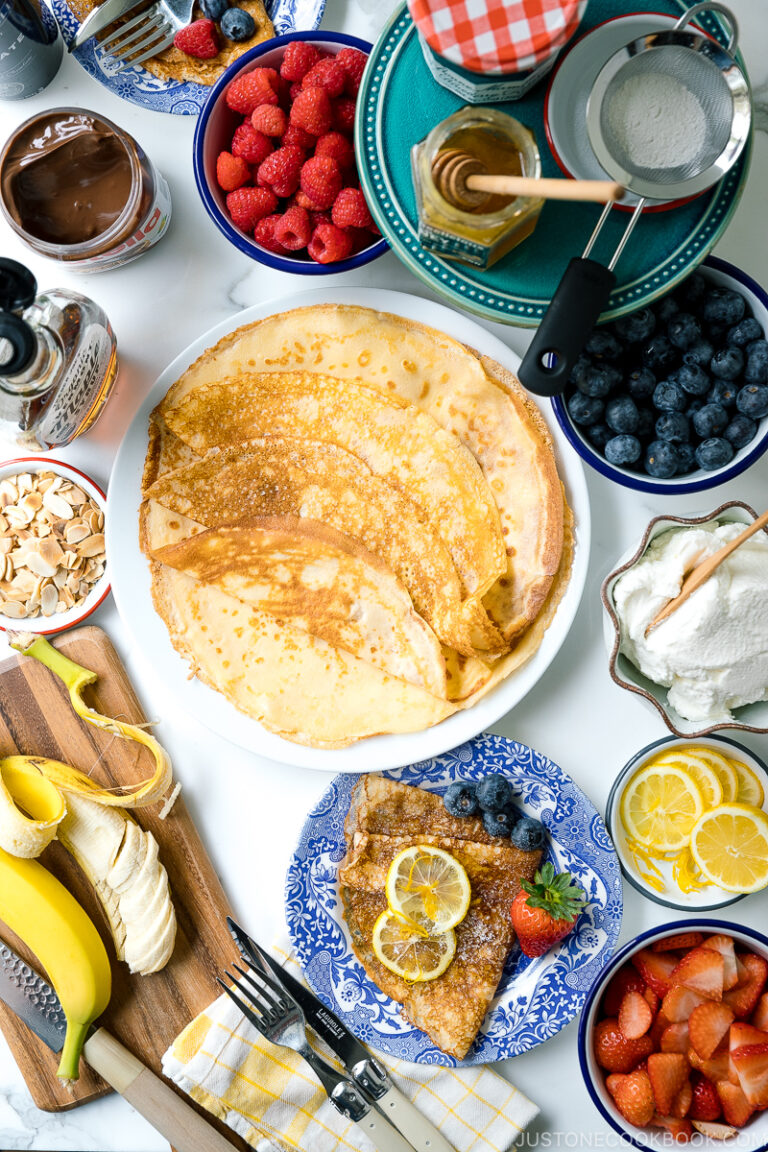 A Guide to Making the Best Homemade Crepes (Video) • Just One Cookbook