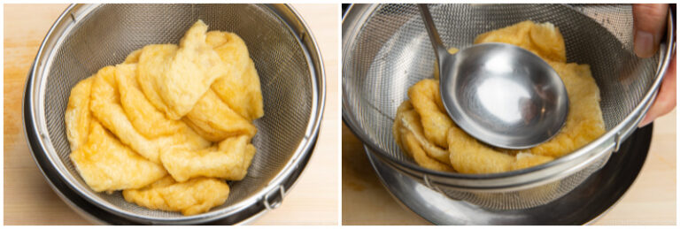 Homemade Inari Age いなり揚げ • Just One Cookbook