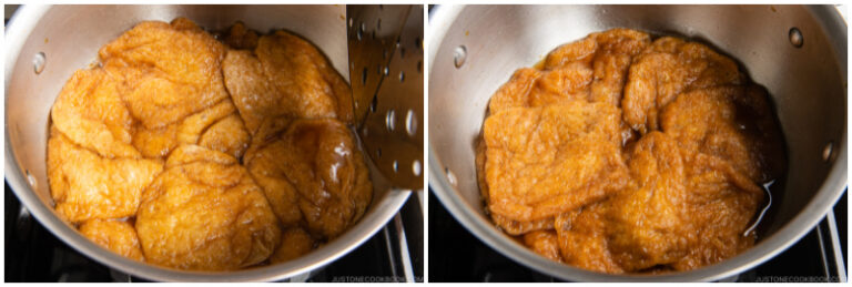 Homemade Inari Age いなり揚げ • Just One Cookbook