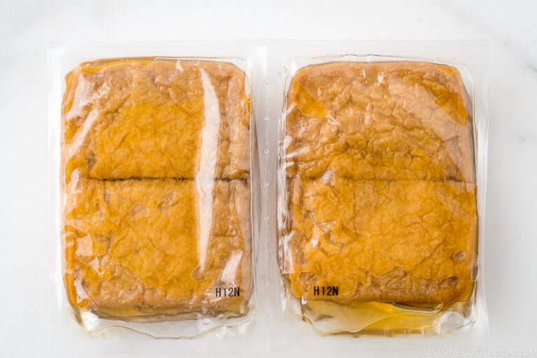 Homemade Inari Age いなり揚げ • Just One Cookbook