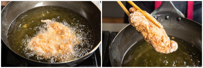 Fried Chicken with Scallion Soy Sauce (Yurinchi) ユーリンチー • Just One Cookbook