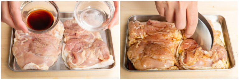 Fried Chicken with Scallion Soy Sauce (Yurinchi) ユーリンチー • Just One Cookbook