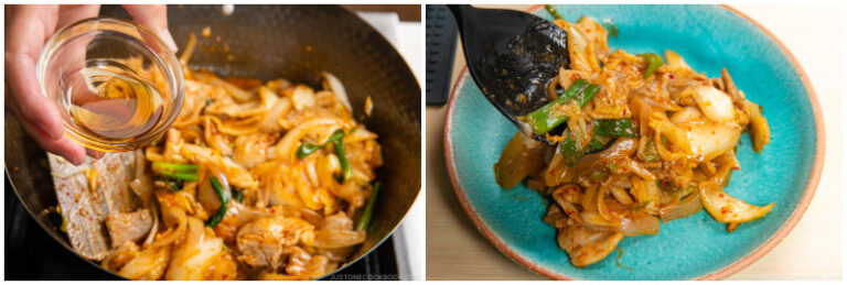 Pork Kimchi Stir-Fry (Buta Kimchi) 豚キムチ炒め • Just One Cookbook