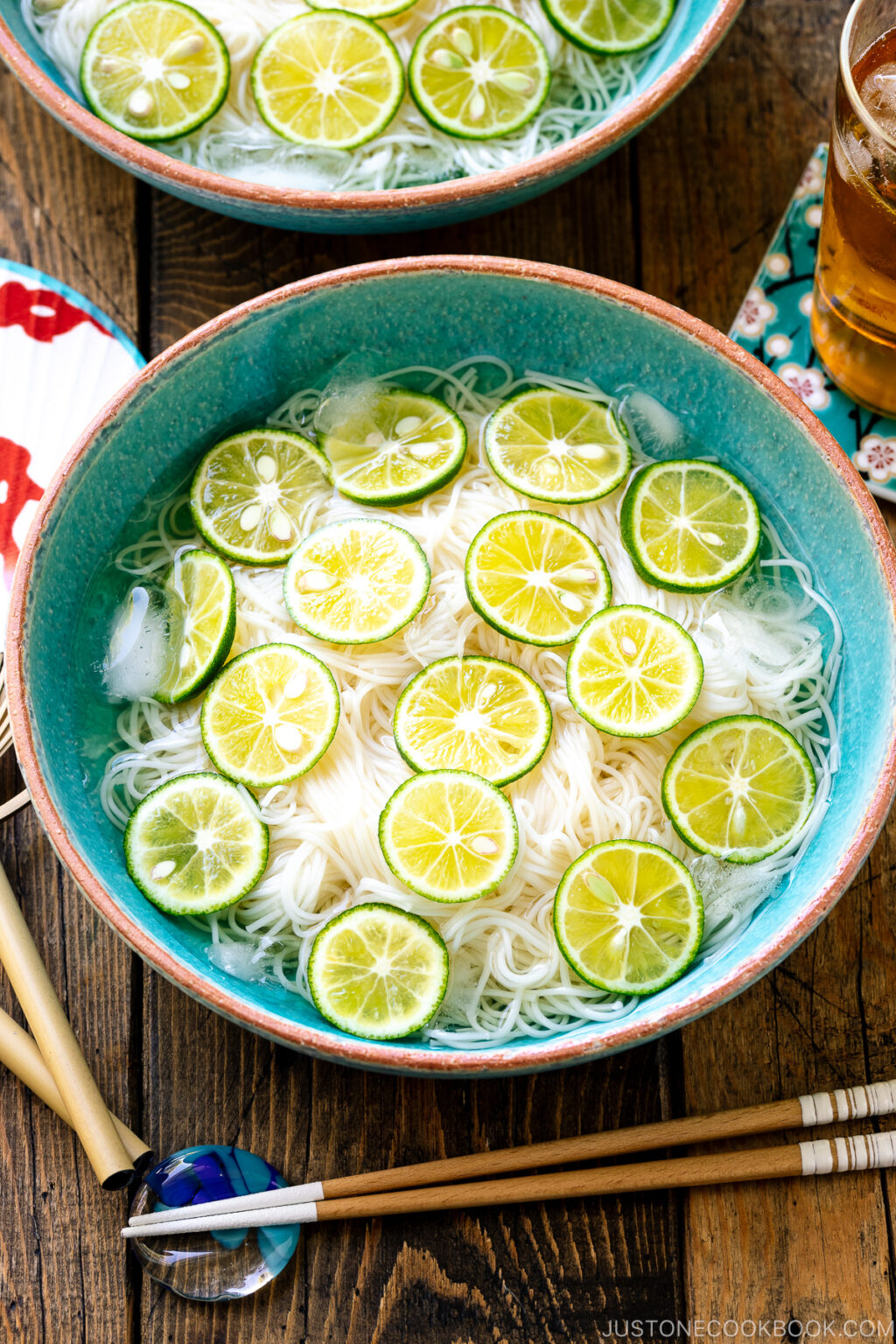Cold Somen Noodles with Sudachi Lime すだちそうめん • Just One Cookbook