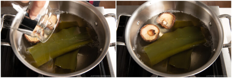 Vegan Dashi (Shiitake Kombu Dashi) 精進だし • Just One Cookbook