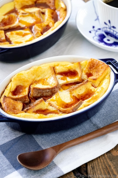 Pan Pudding (Japanese Milk Bread Pudding) • Just One Cookbook