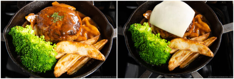 Japanese Stewed Hamburger Steak (Nikomi Hambagu) 煮込みハンバーグ • Just One ...