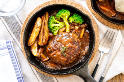 Japanese Stewed Hamburger Steak (Nikomi Hambagu) 煮込みハンバーグ • Just One ...