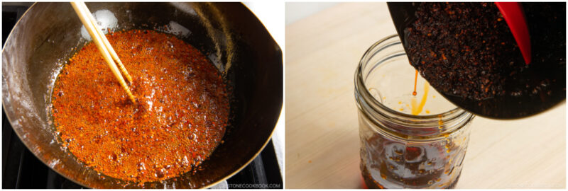 Homemade La-yu (Rayu Japanese Chili Oil) • Just One Cookbook