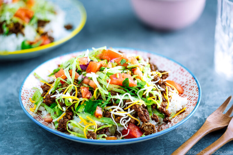 Okinawa Taco Rice タコライス • Just One Cookbook