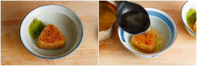Yaki Onigiri Chazuke (Grilled Rice Ball Soup) 焼きおにぎり茶漬け • Just One Cookbook