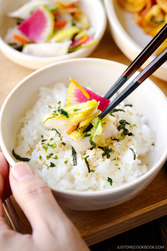 Asazuke (Japanese Lightly Pickled Vegetables) 浅漬け • Just One Cookbook