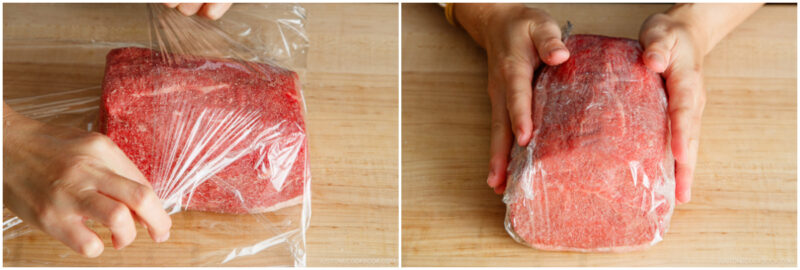 Roast Beef with Japanese-style Soy Sauce Gravy ローストビーフ • Just One Cookbook