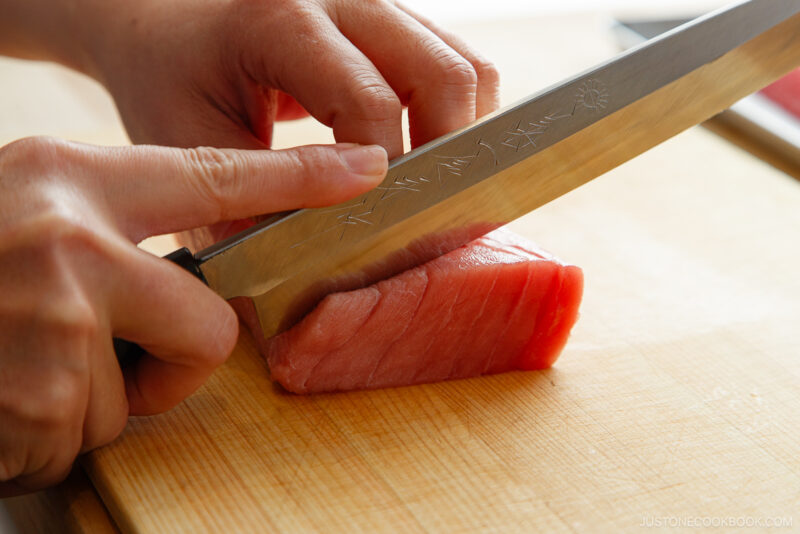 How To Slice and Plate Sashimi • Just One Cookbook