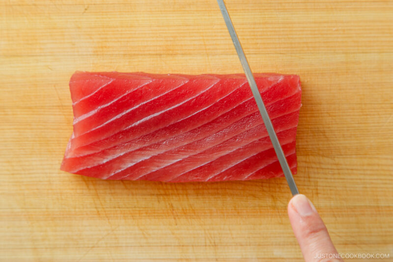How To Slice and Plate Sashimi • Just One Cookbook