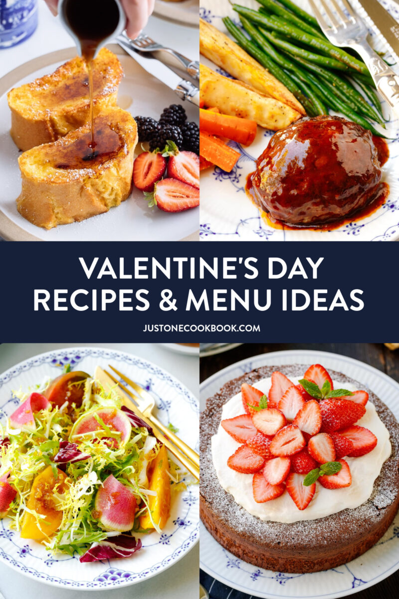 Our Best Romantic Valentine's Day Recipes • Just One Cookbook