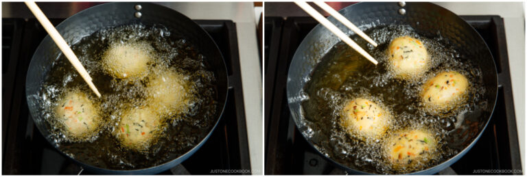 Ganmodoki (Japanese Fried Tofu Patties) がんもどき • Just One Cookbook