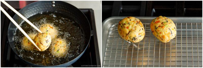 Ganmodoki (Japanese Fried Tofu Patties) がんもどき • Just One Cookbook