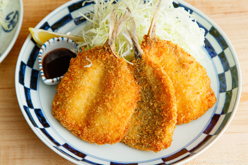 Fried Horse Mackerel (Aji Fry) あじのフライ • Just One Cookbook