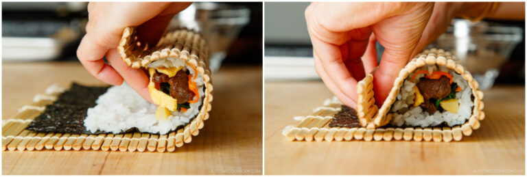 Kimbap (Korean Seaweed Roll) キンパ • Just One Cookbook