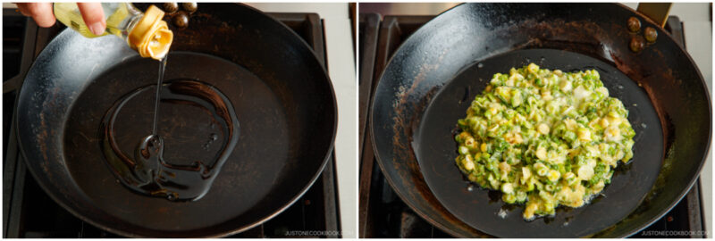 Negiyaki (Japanese Scallion Pancake) (Video) ねぎ焼き • Just One Cookbook