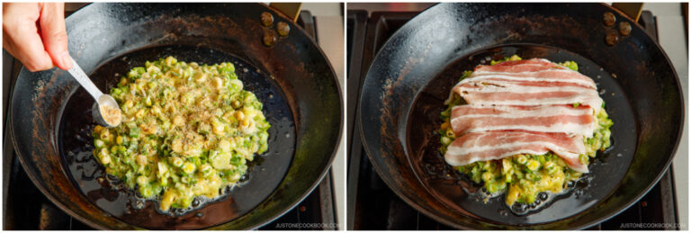 Negiyaki (Japanese Scallion Pancake) (Video) ねぎ焼き • Just One Cookbook