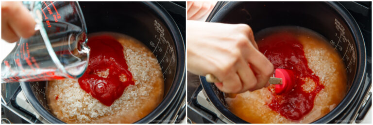 Rice Cooker Ketchup Rice ケチャップライス • Just One Cookbook